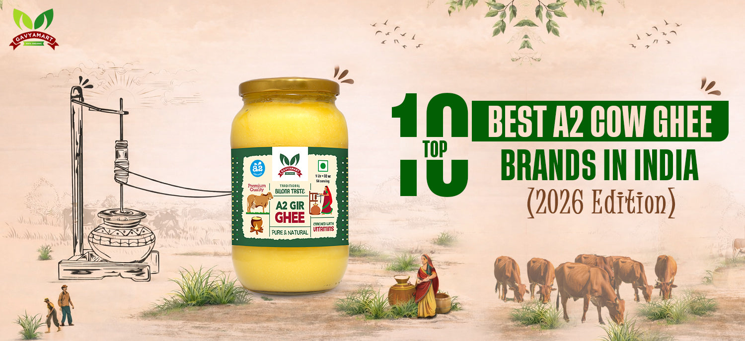 Top 10 Best A2 Cow Ghee Brands in India (2026 Edition) – Gavyamart Store